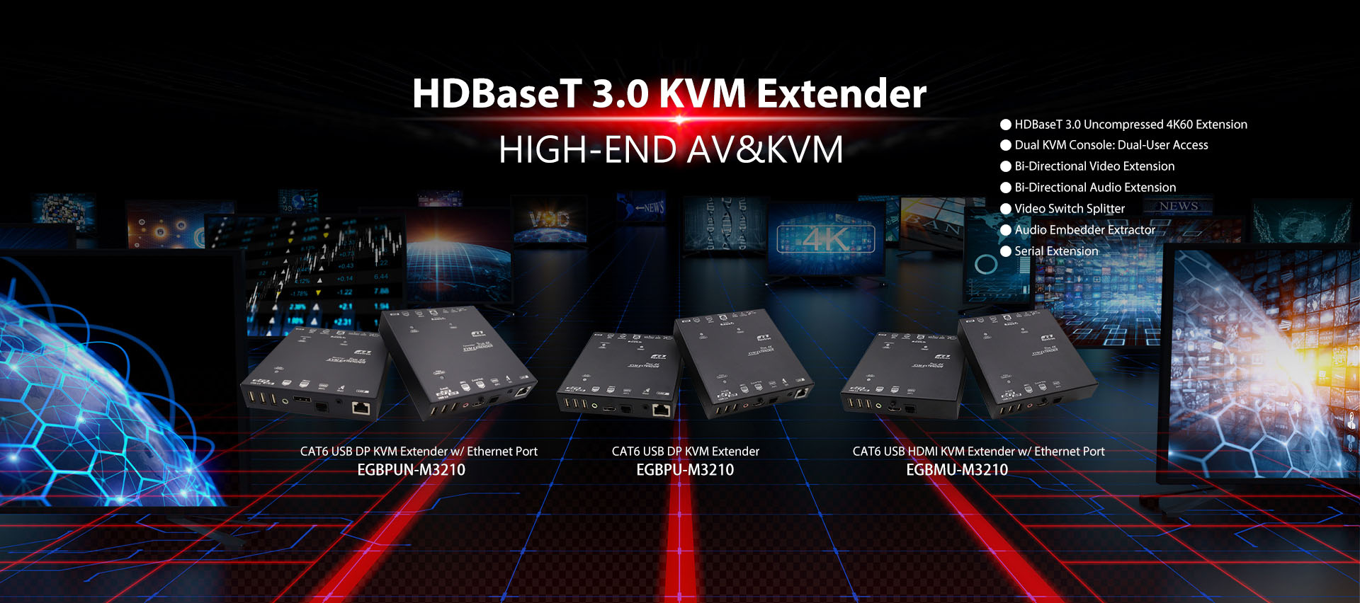 High-End Audio/Video KVM Solution | Rextron - Proficient in OEM/ODM ...