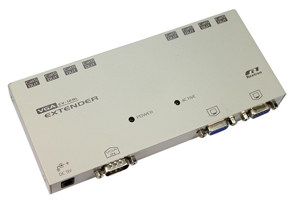 8 Port VGA Extender Transmitter Unit, VGA over CAT5, Splitter, Multi ...